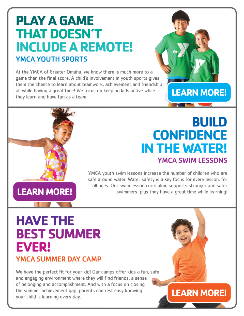 YMCA of Greater Omaha Membership Packet